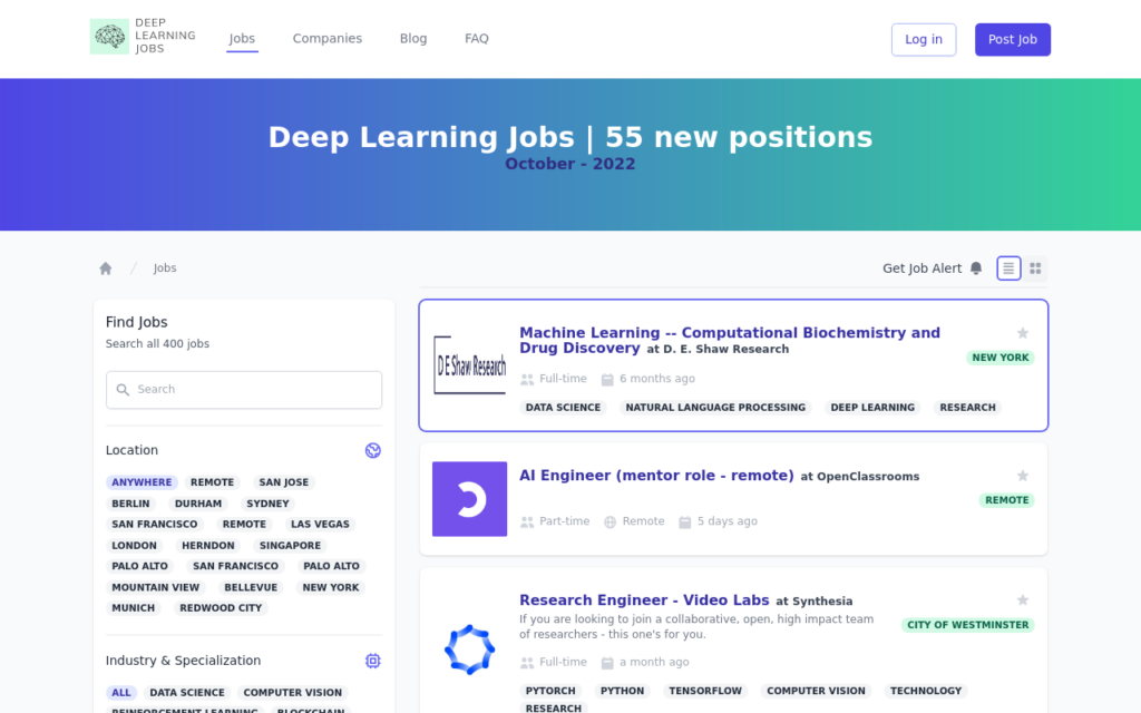 Deep Learning Jobs – Hirement